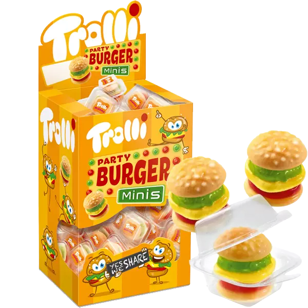 Trolli Party Miniburger 80-pack – CityGott