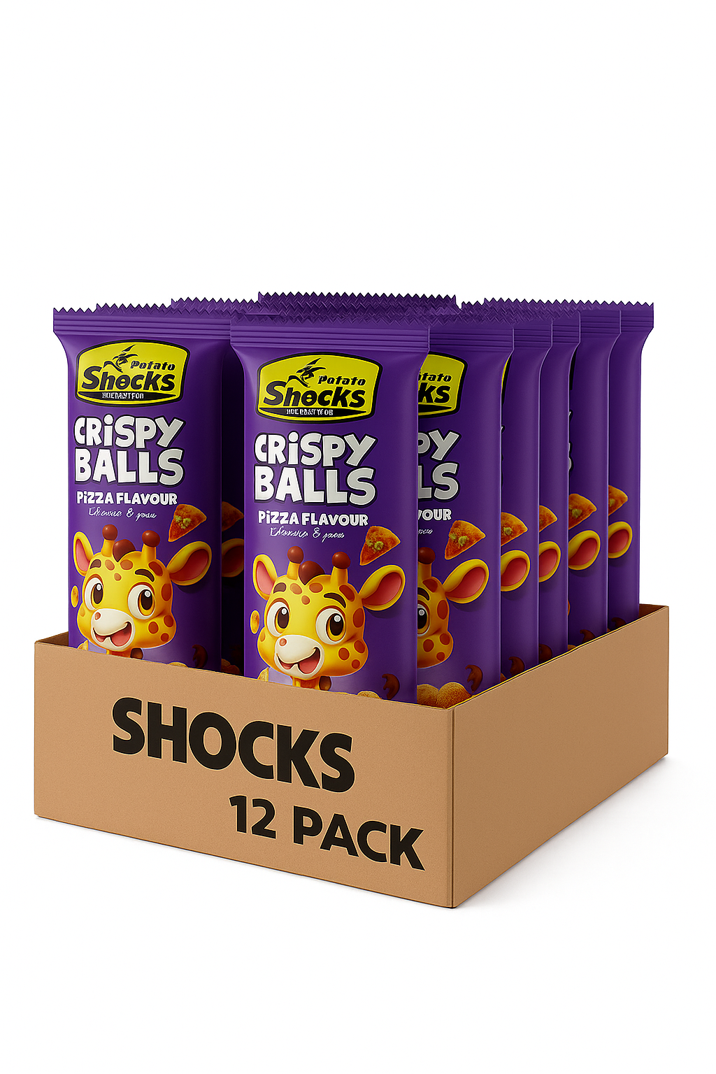 Shocks Crispy Balls Pizza 20g 12pack – CityGott