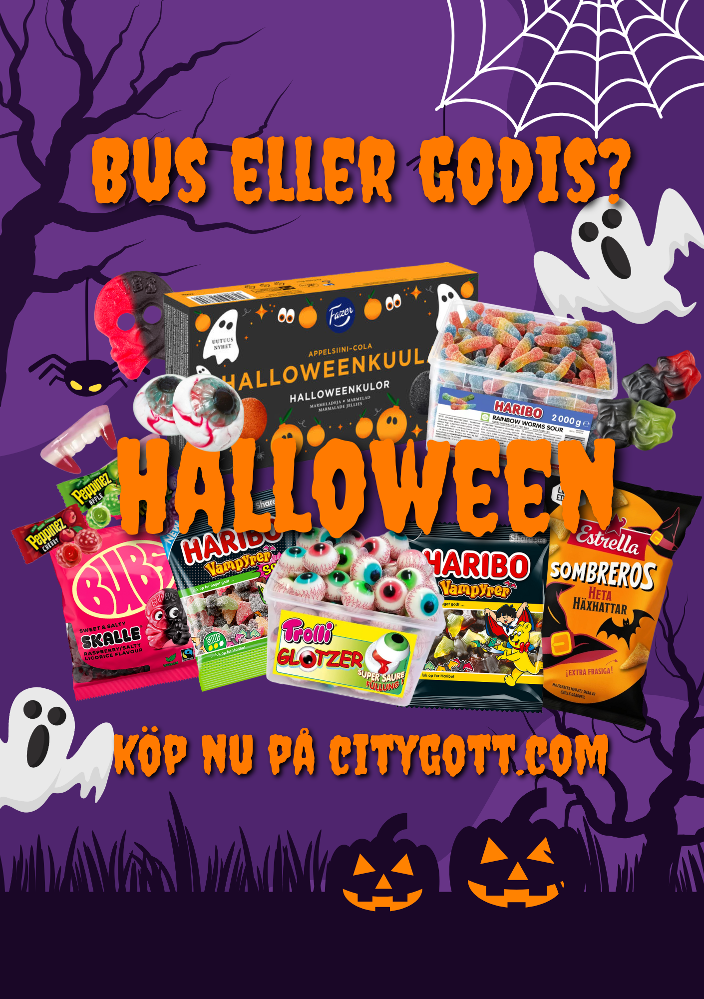 Godis, snacks och läsk - Stort utbud & billiga priser online! – CityGott